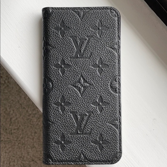 Louis Vuitton | Accessories | Louis Vuitton Black Empreinte Iphone Ms ...